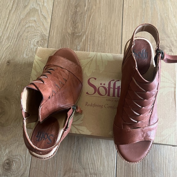 Sofft | Shoes | Sofft Womens Size 8 Mckenna Color Cognac | Poshmark